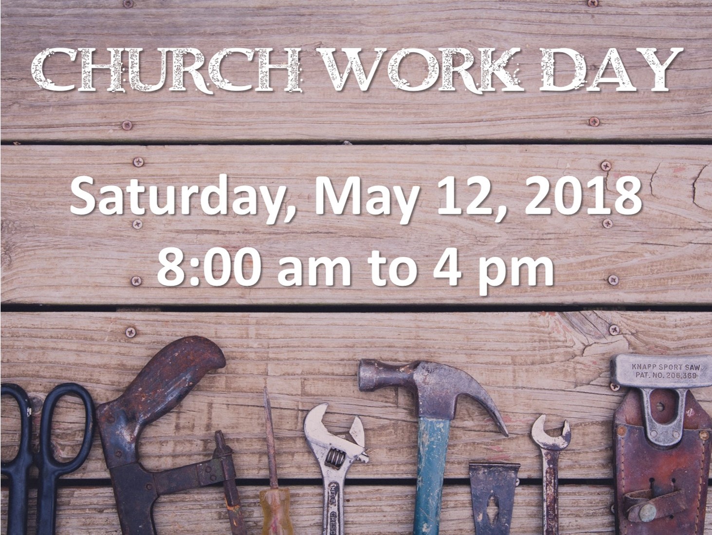 Spring Work Day – Idaville Church